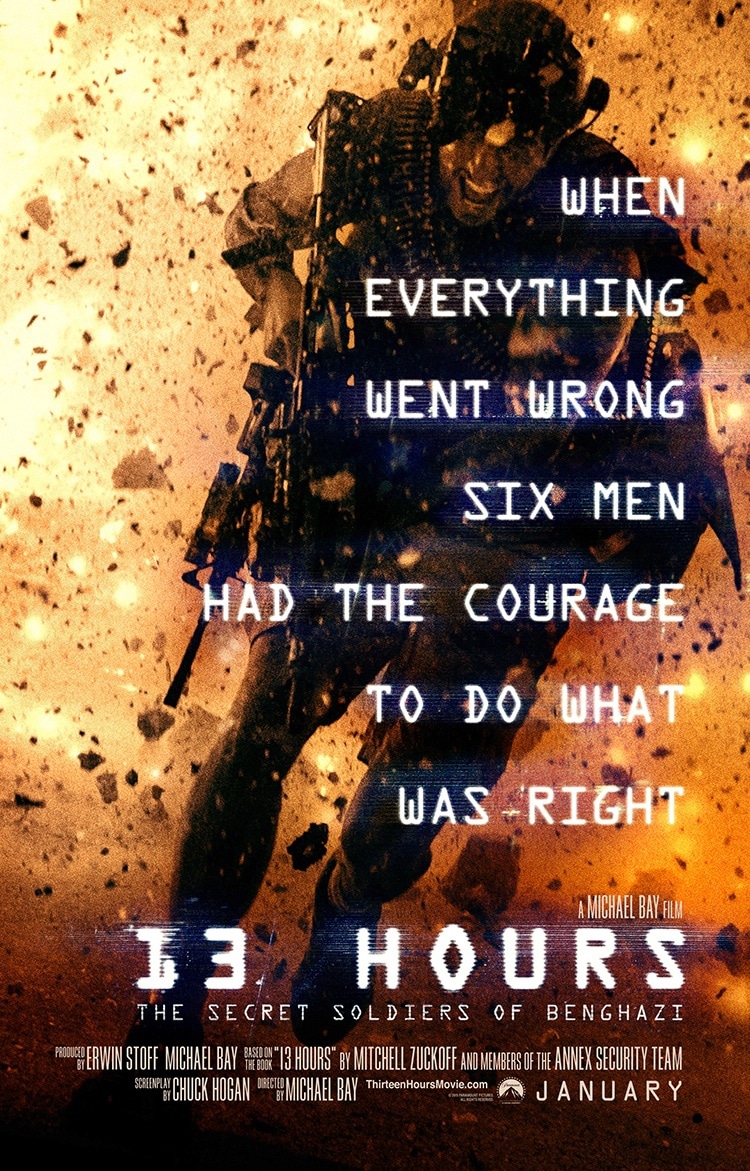 13 Hours: The Secret Soldiers of Benghazi (R) - Movie Deputy